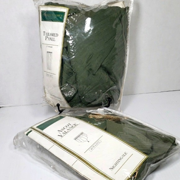 Croscill | Accents | Croscill Nightingale Set Sage Tailored Curtain ...